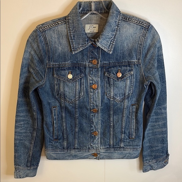 J. Crew | Jackets & Coats | J Crew Classic Blue Denim Jacket | Poshmark